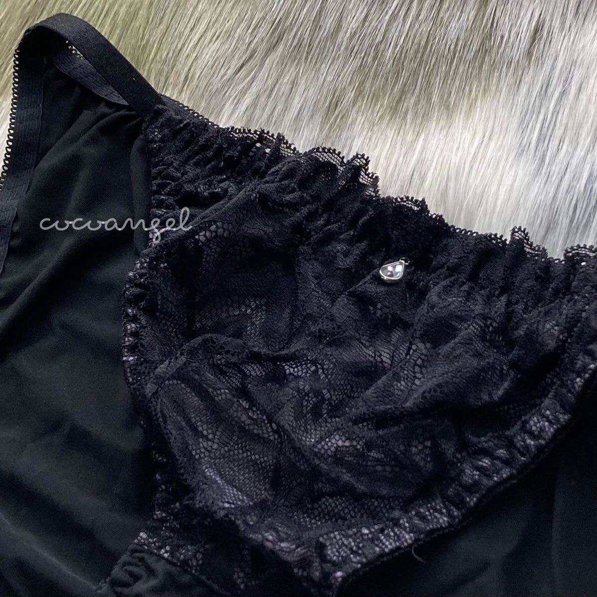 Yahoo!オークション - 【C95-4L 黒 上下】新品 ブラジャーショーツ ブ...