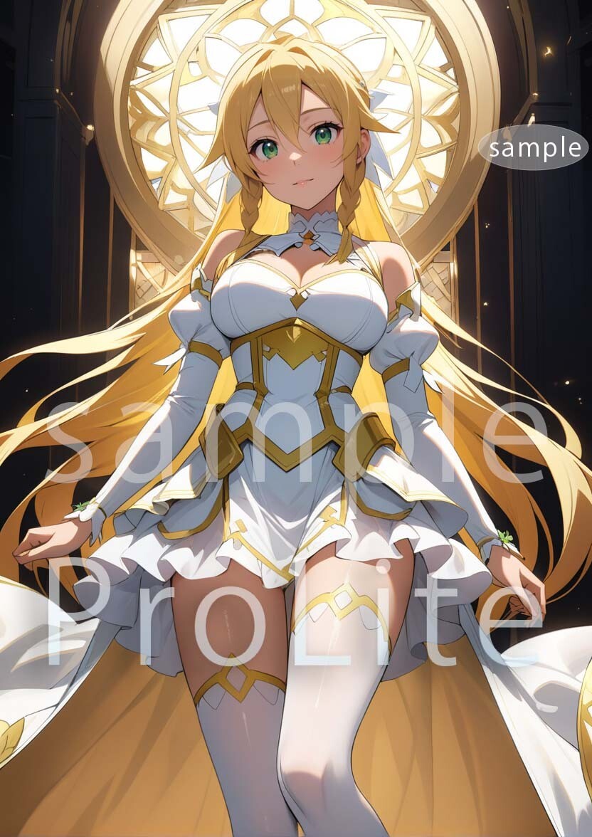 Yahoo!オークション - リーファ SAO A4 アート ポスター イラスト 同人...