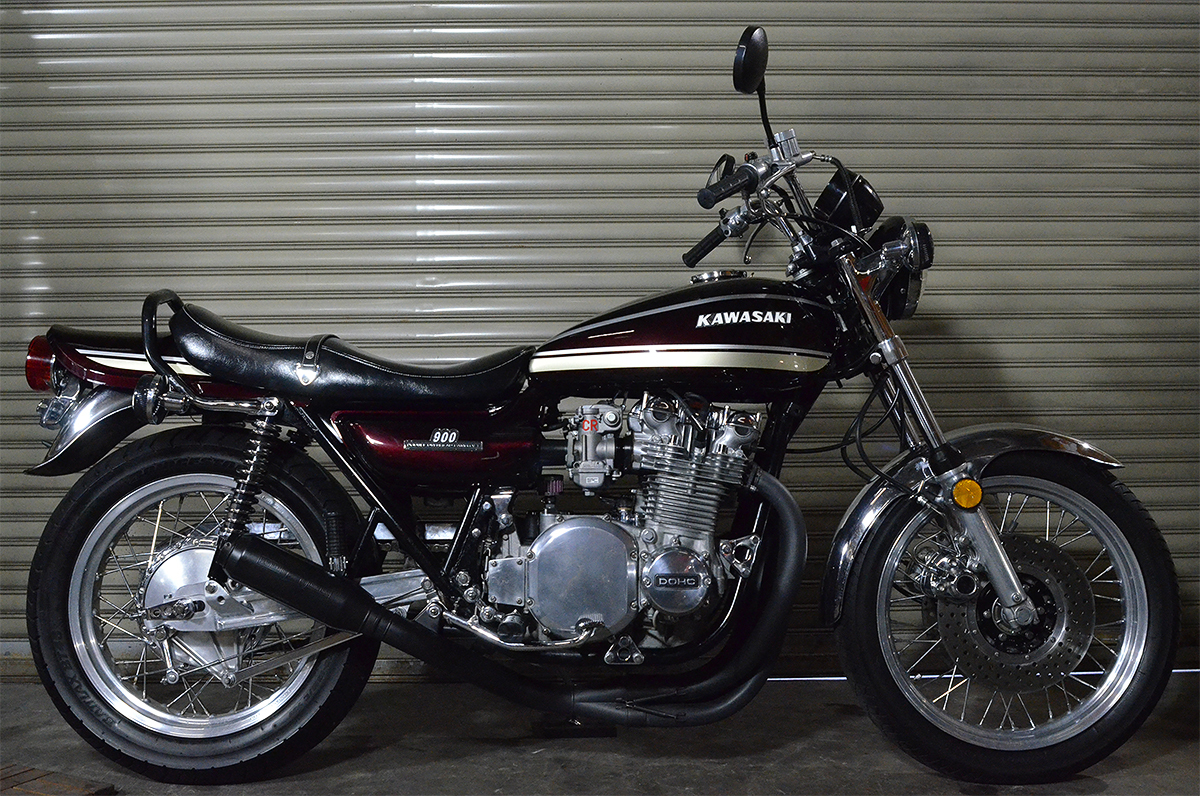 Yahoo!オークション - 1974年 Kawasaki Z900Super4 Z1A 大人カスタム希...