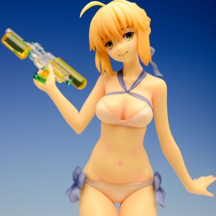 Yahoo!オークション - アルトリア 水着ver FGO Fate/Grand Order 未塗...