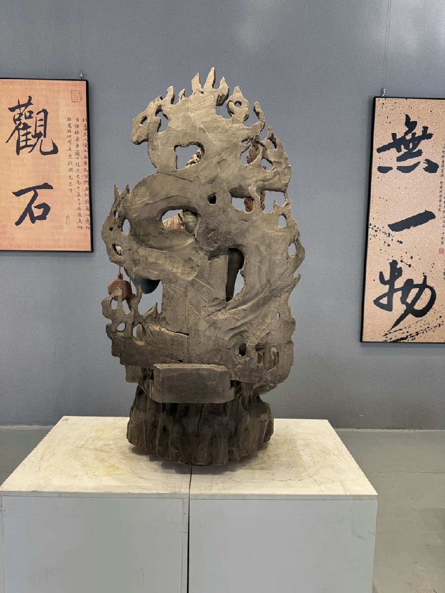 Yahoo!オークション - 観心・時代旧蔵 C838明時代 楠木不動明王 楠木...