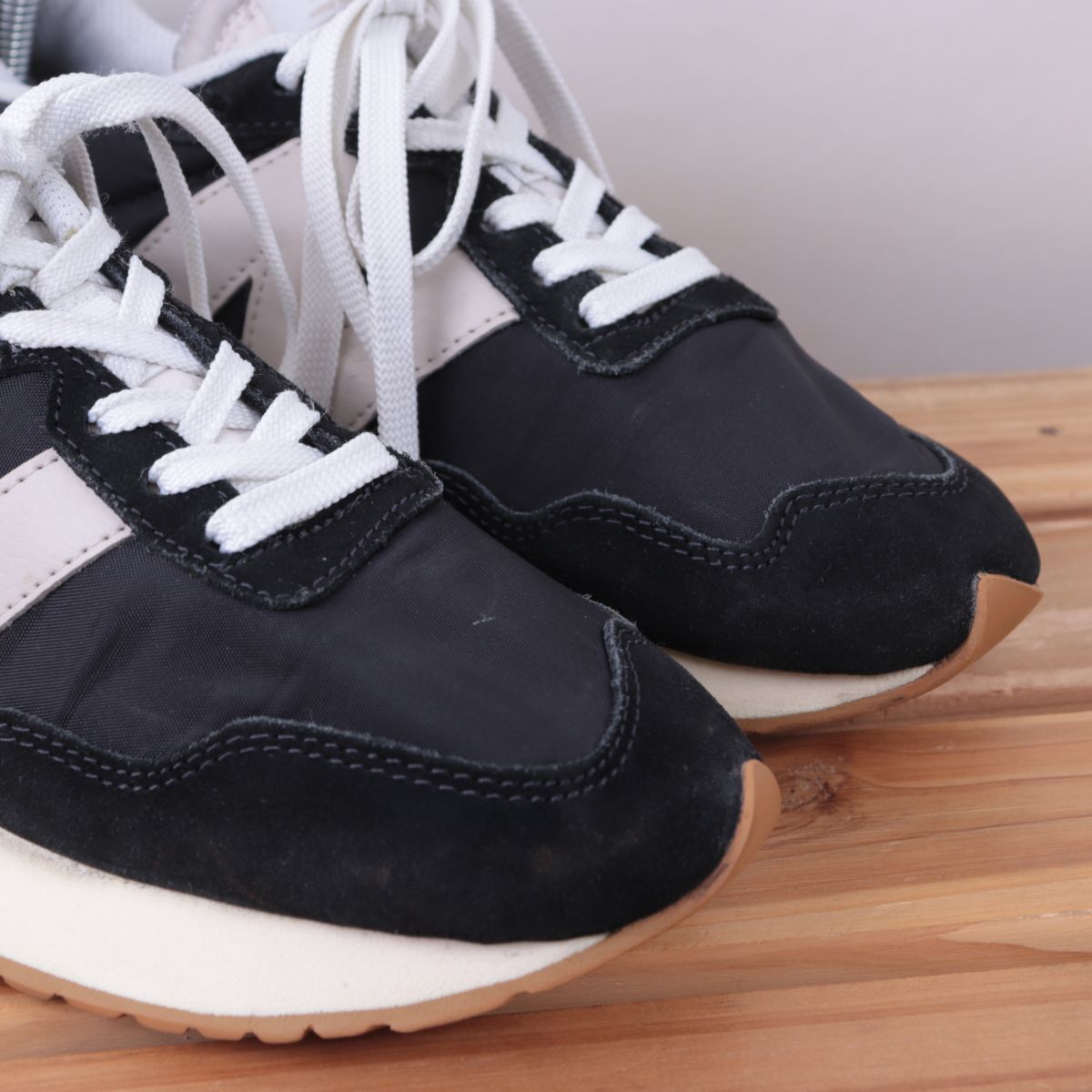 Yahoo!オークション - z7397【MS237BTW】ニューバランス US7 25.0cm/黒...