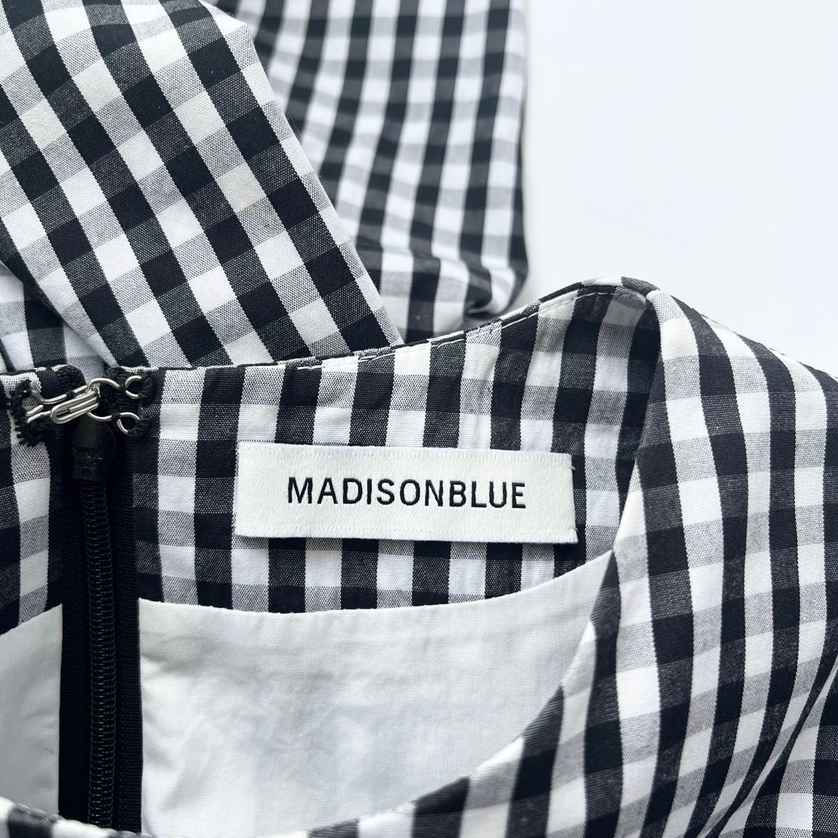 現行販売品】MADISONBLUE /ギンガムチェック フレアドレス 現行販売品】MADISONBLUE /ギンガムチェック フレアドレス