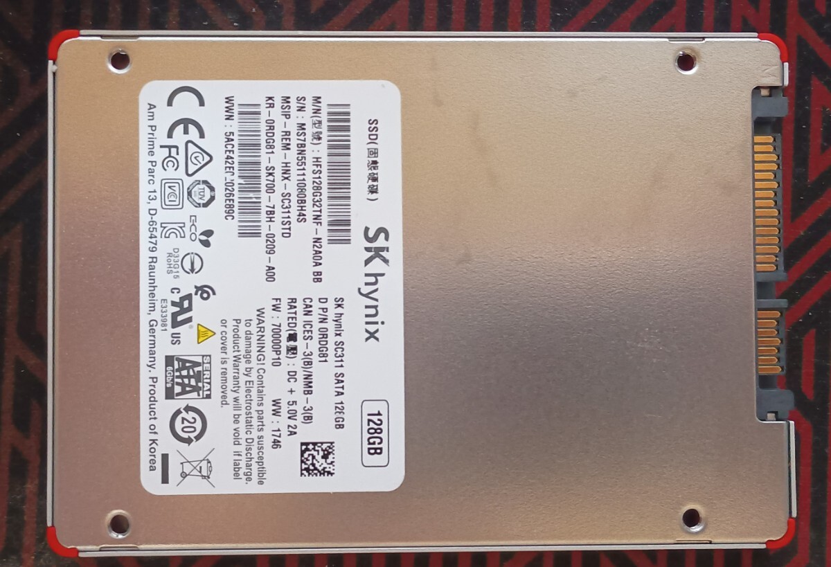 Yahoo!オークション - SSD SK hynix 128GB