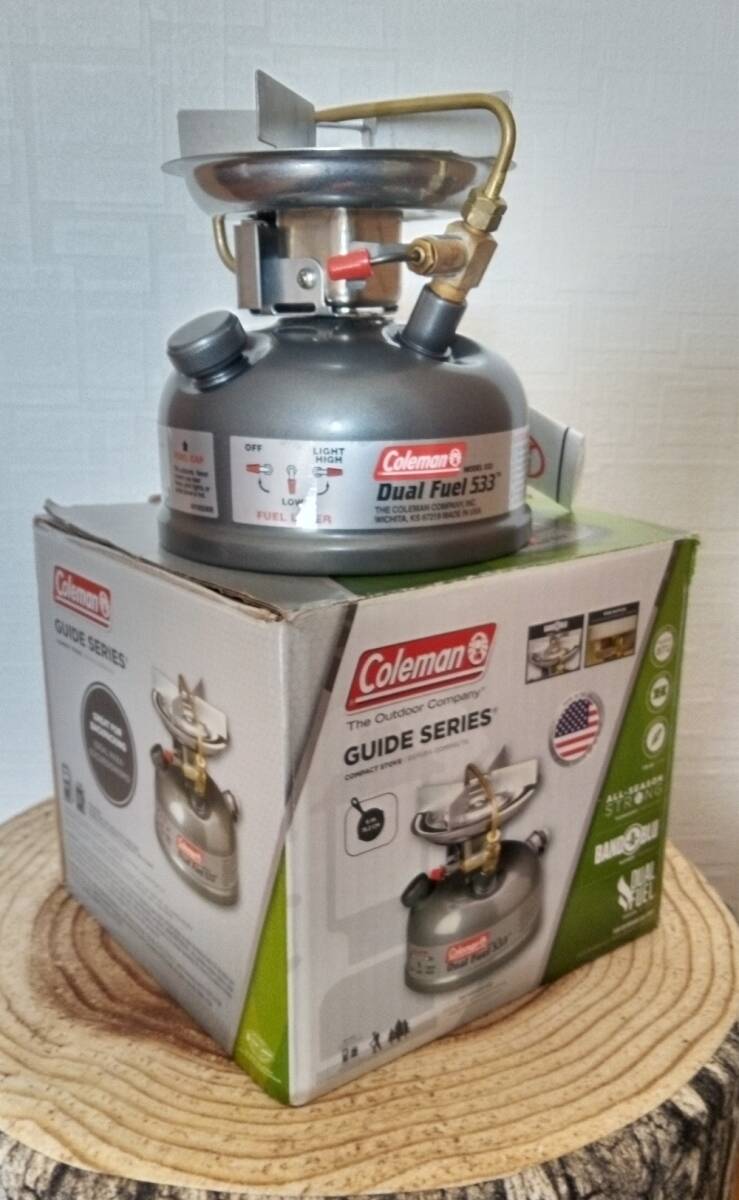 Yahoo!オークション - Colemanシングルバーナー 533 ガソリン ストーブ