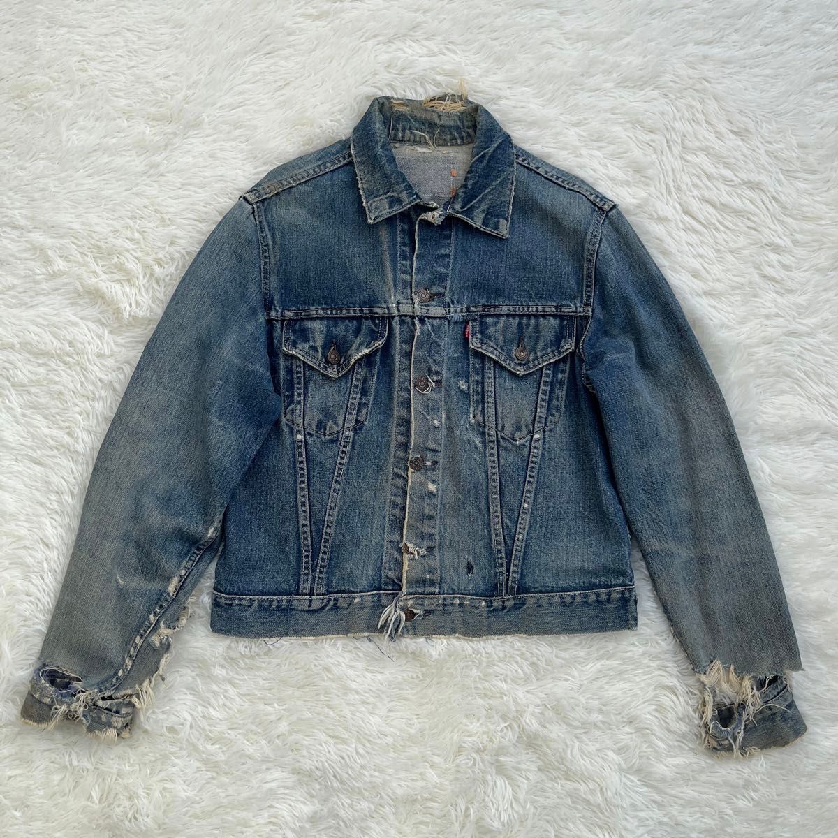 希少】60's LEVI'S リーバイス 557XX デニムジャケット 3rd 希少】60's LEVI'S リーバイス 557XX デニムジャケット 3rd