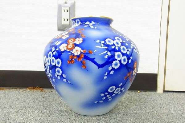 Yahoo!オークション - P127-Y33-1162 香蘭社 花器 花瓶 高さ約25cm 現...
