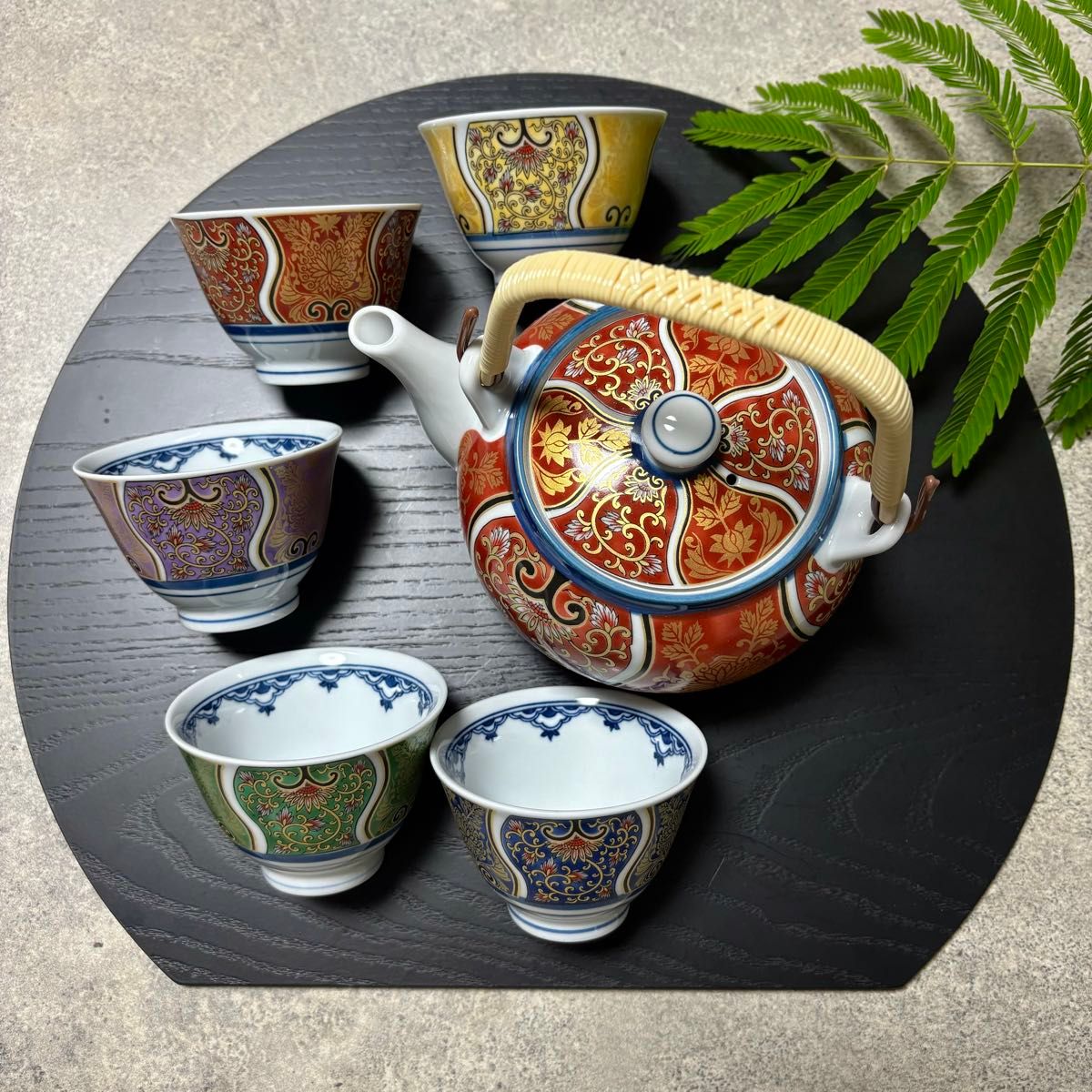 波佐見焼 献上古伊万里 急須セット 湯呑み 5客 土瓶茶器揃 高級 波佐見焼 献上古伊万里 急須セット 湯呑み 5客 土瓶茶器揃 高級
