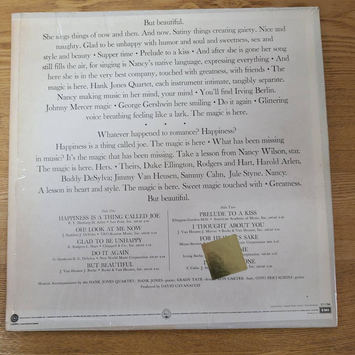 Yahoo!オークション - LP/ NANCY WILSON / BUT BEAUTIFUL / ナンシー・...