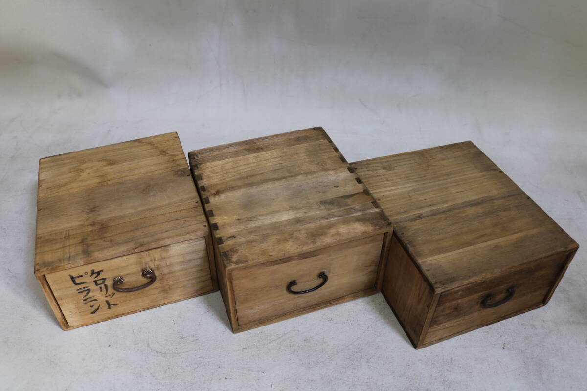 Yahoo!オークション - 【伊董】c28.アンティーク 昭和レトロ 古い抽斗...