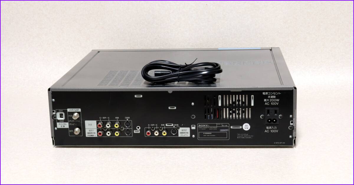 Yahoo!オークション - SONY Hi8/VHS Wデッキ 【 WV-H6 】 CD版説保証付...