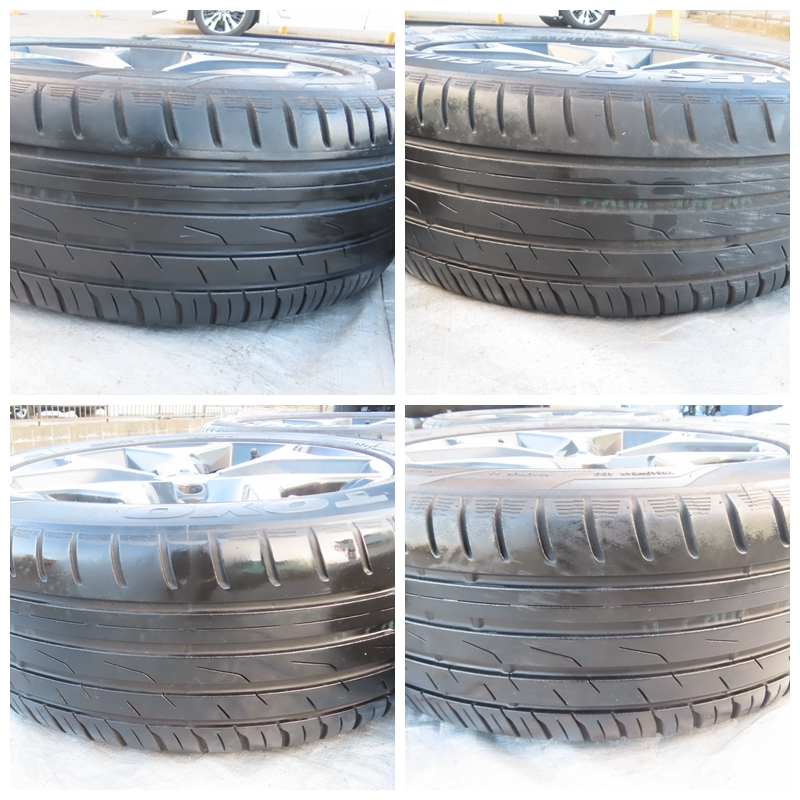 LA2526* スバル SJG/SJ5 フォレスター 純正 18インチホイールx7.0J/+48 5H-100/タイヤ4本セット TOYO PROXES CF2 SUV 225/55R18 ...