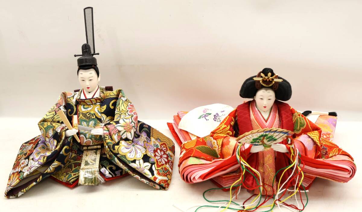 Yahoo!オークション - 中0514 華芳作 舞雛 雛人形セット 小三五親王 ...