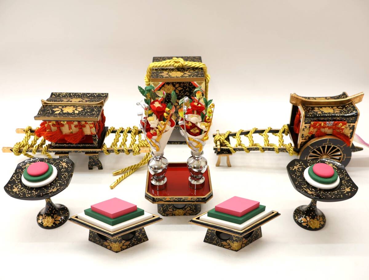 Yahoo!オークション - 中0544 木製 38号 6点セット 里 (嵯峨) 蒔絵付 ...