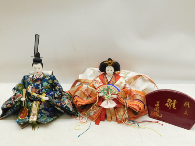 Yahoo!オークション - 友5575 三五親王 木胴本仕立 京雛 親王飾り 男...