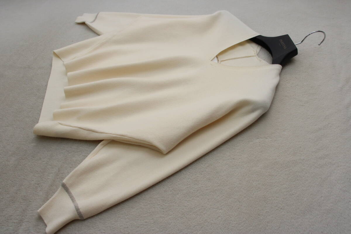 Yahoo!オークション - 1-1218 新品 Vネックドルマンニットプルオーバー