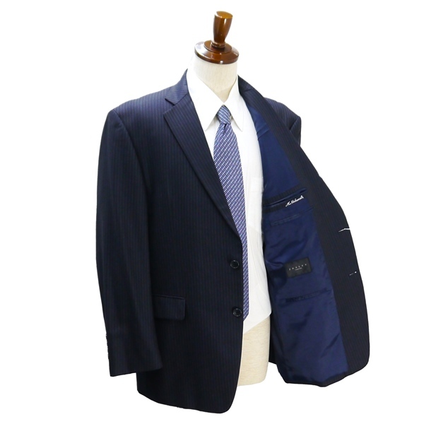 Yahoo!オークション - 5NB033】JASLEY 2つボタン シングルスーツ 袖口4...