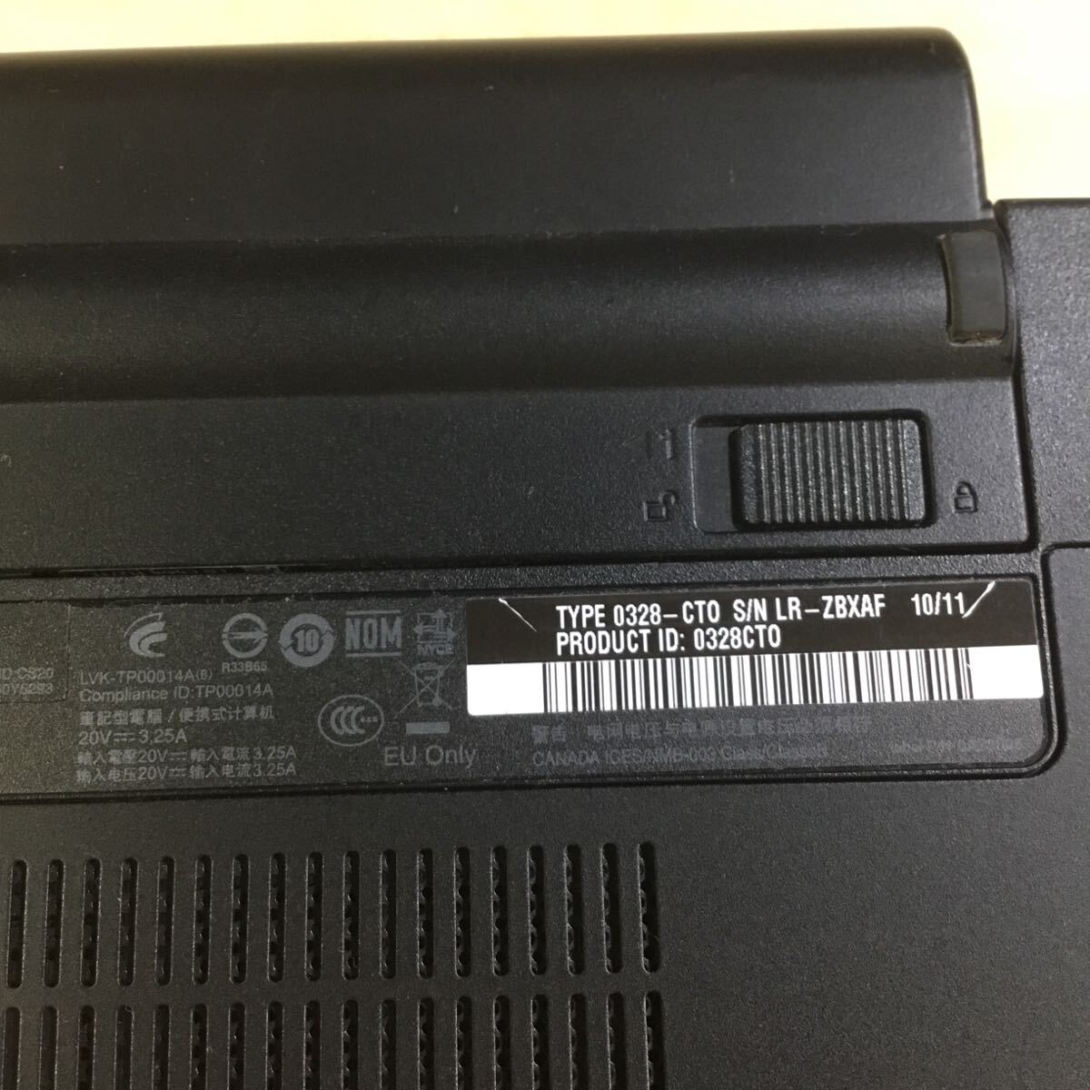 Yahoo!オークション - (020355E) Lenovo ThinkPad Edge Corei3 U380 @1...