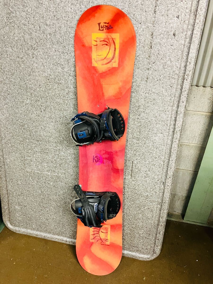 Yahoo!オークション - 3e115 必見 K2 スノーボード LUNA 138 / flux ビ...
