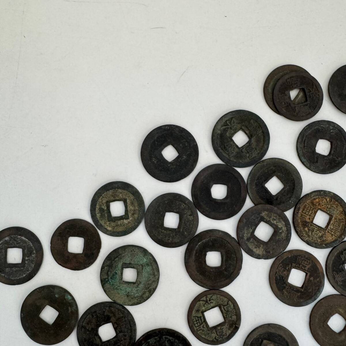Yahoo!オークション - 【TS0223】穴銭 おまとめ 約238g アンティーク ...