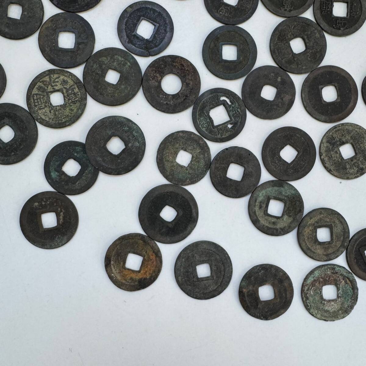 Yahoo!オークション - 【TS0223】穴銭 おまとめ 約238g アンティーク ...