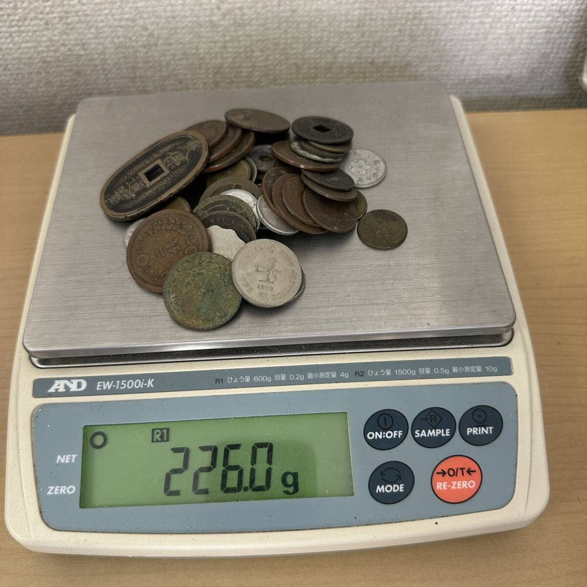 Yahoo!オークション - 【TH0209】日本 海外 古銭 約226g分 まとめ 一銭...