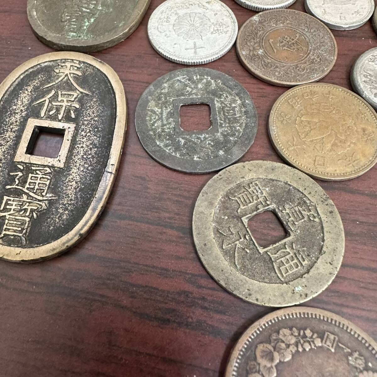 Yahoo!オークション - 【TH0209】日本 海外 古銭 約226g分 まとめ 一銭...