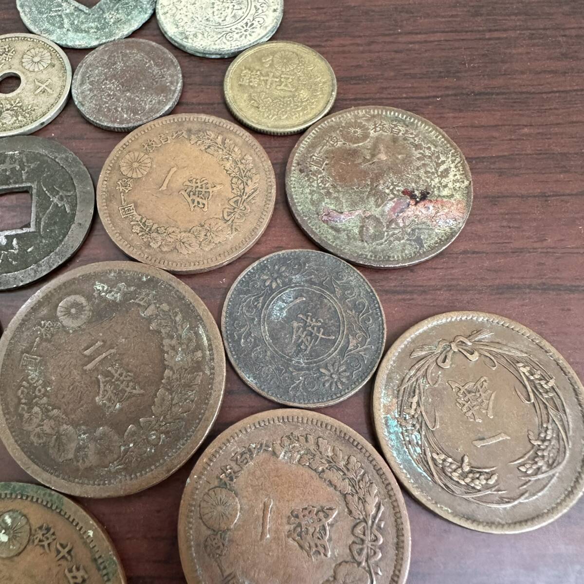 Yahoo!オークション - 【TH0209】日本 海外 古銭 約226g分 まとめ 一銭...