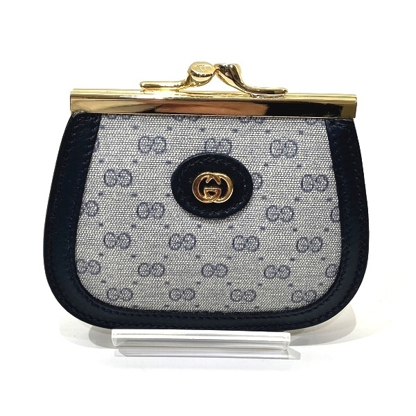 Yahoo!オークション - グッチ マイクロGG 030・922・0903 がま口 コイ...