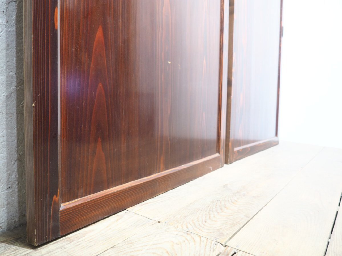 Yahoo!オークション - タT0707 (2)【H166cm×W87cm】×2枚 杉材のレト...