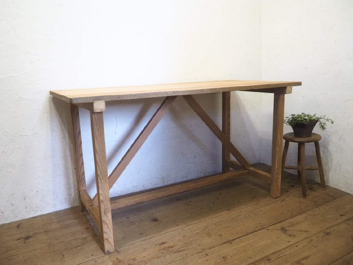 Yahoo!オークション - タ荷M0310 天板W151cm×D73 5cm ナチュラルな木...