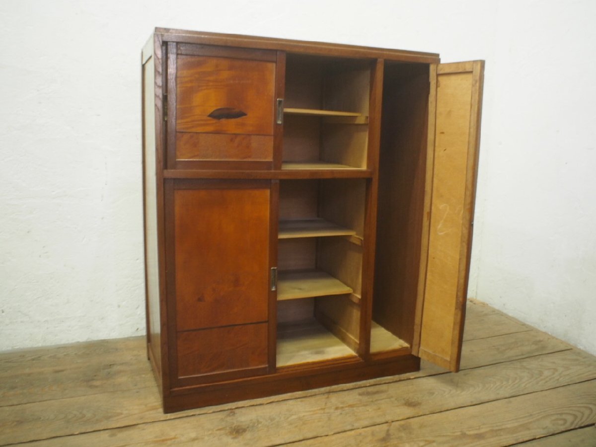 Yahoo!オークション - タR0665 H88cm×W71 5cm レトロな味わいの古い木...