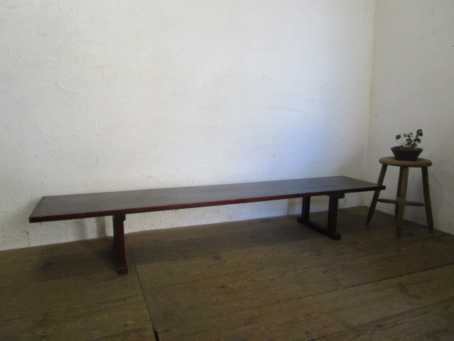 Yahoo!オークション - タS588 天板W179cm×D35 5cm アンティーク 一枚...