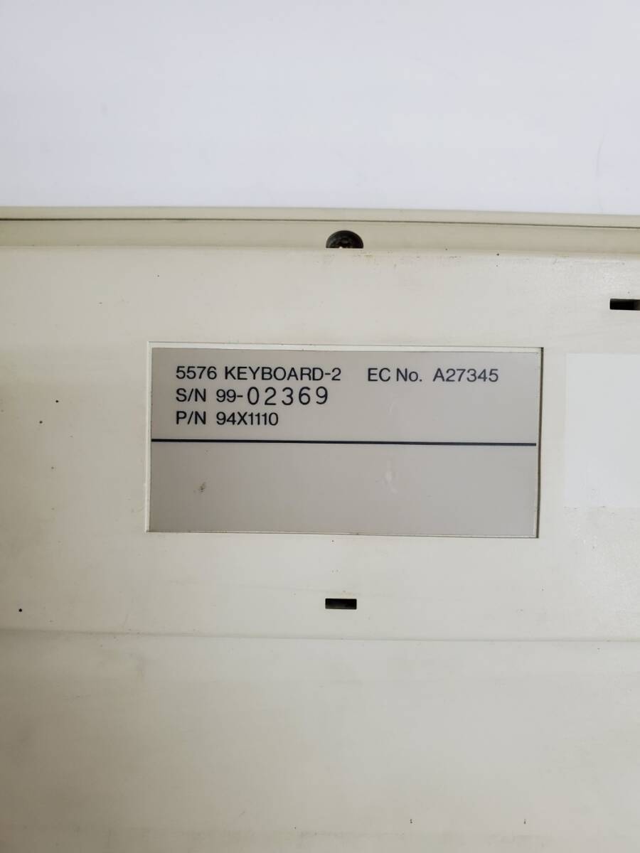 Yahoo!オークション - ② IBM keyboard-2 キーボード 日本語 5576・A27...