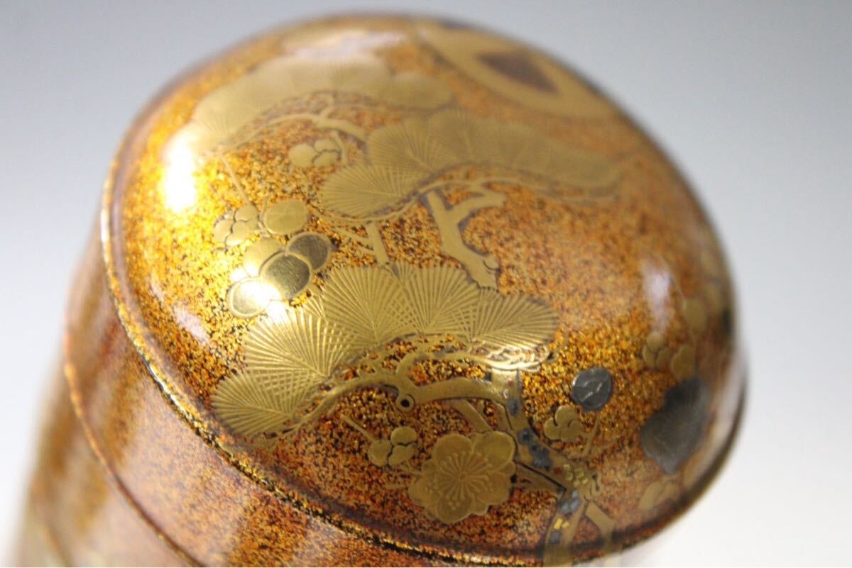 Yahoo!オークション - 【英】B130 時代 松梅蒔絵重香合 日本美術 漆器 ...