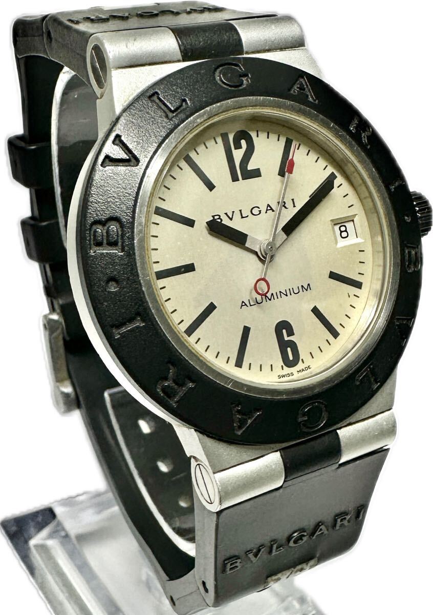 1円〜 Y ATモデル BVLGARI ブルガリ アルミニウム AL38A シルバーダイヤル メンズ 自動巻き デイト アンティーク ジャンク 時計 92717567(アルミニウム)｜売買され ...