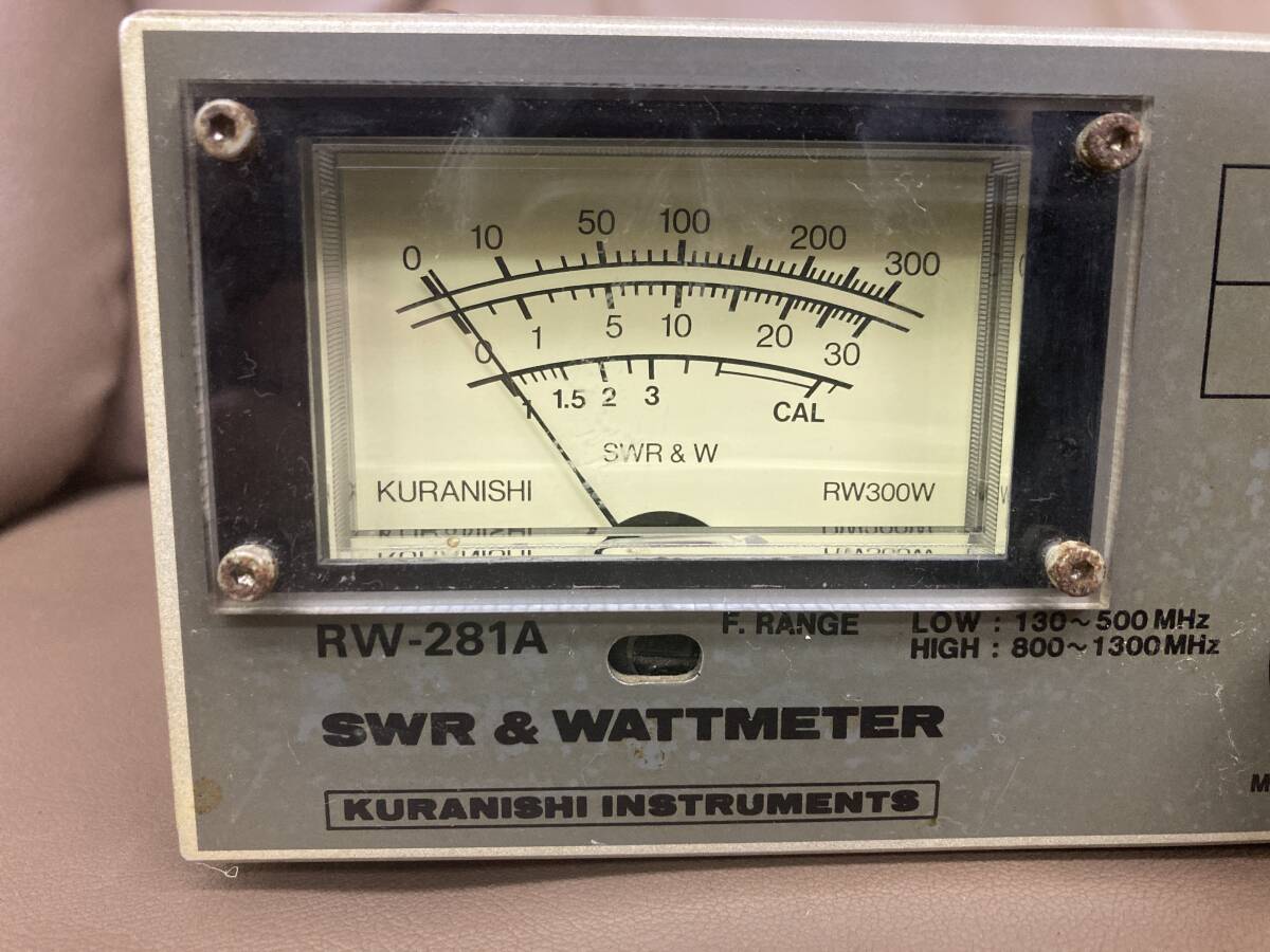 Yahoo!オークション - クラニシ RW-281A SWR & WATTメーター 中古 現状...