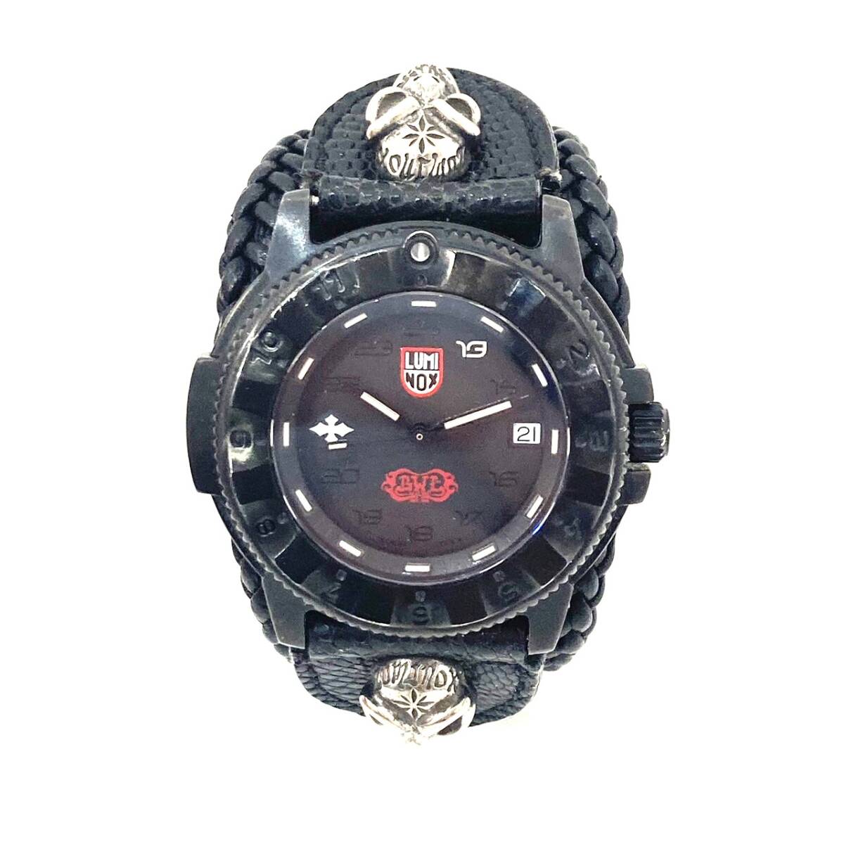 Yahoo!オークション - 8302 稼働品 ビルウォールレザー×ルミノックス ...