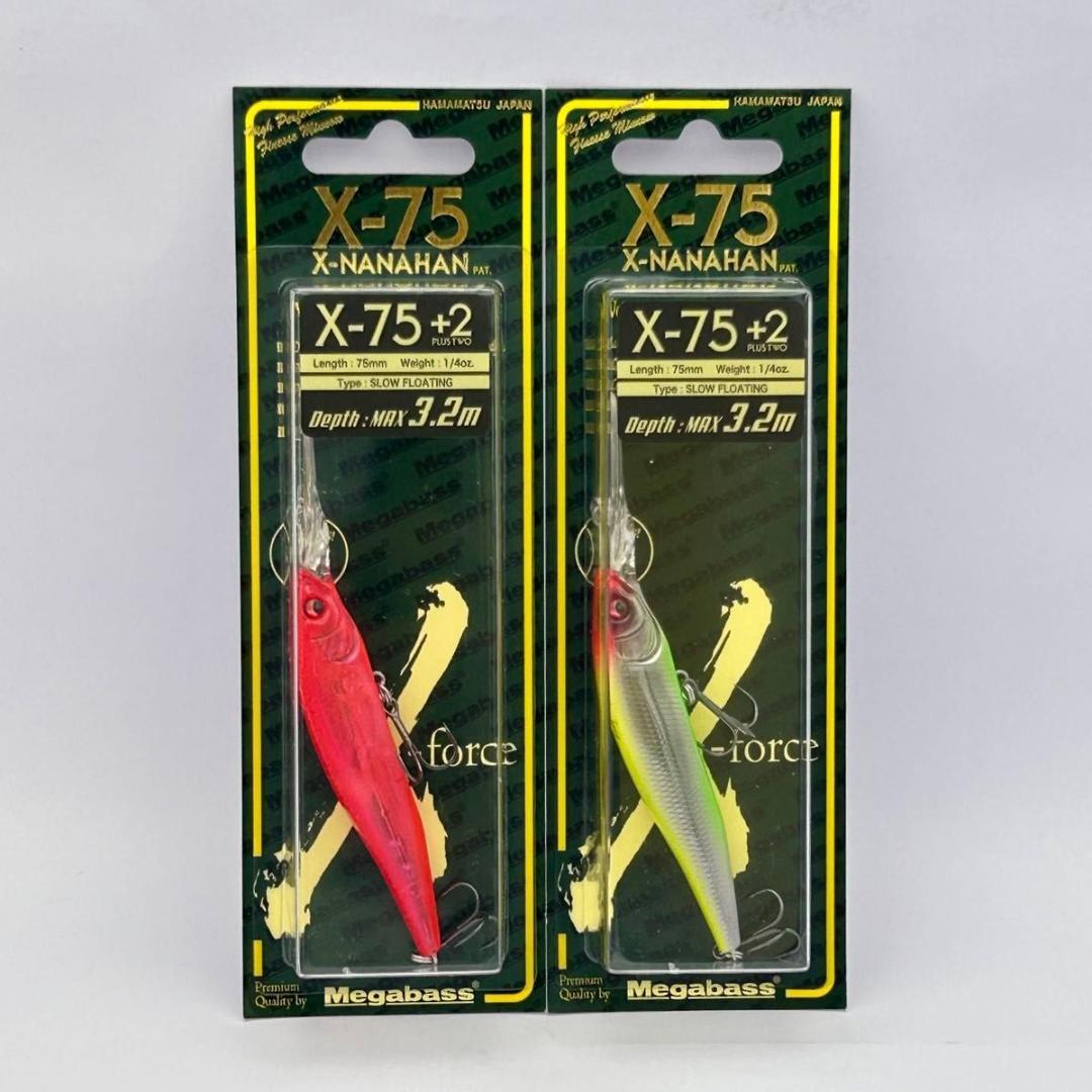Yahoo!オークション - メガバス X-75 +2 未開封 2個セット 未開封 MG V...