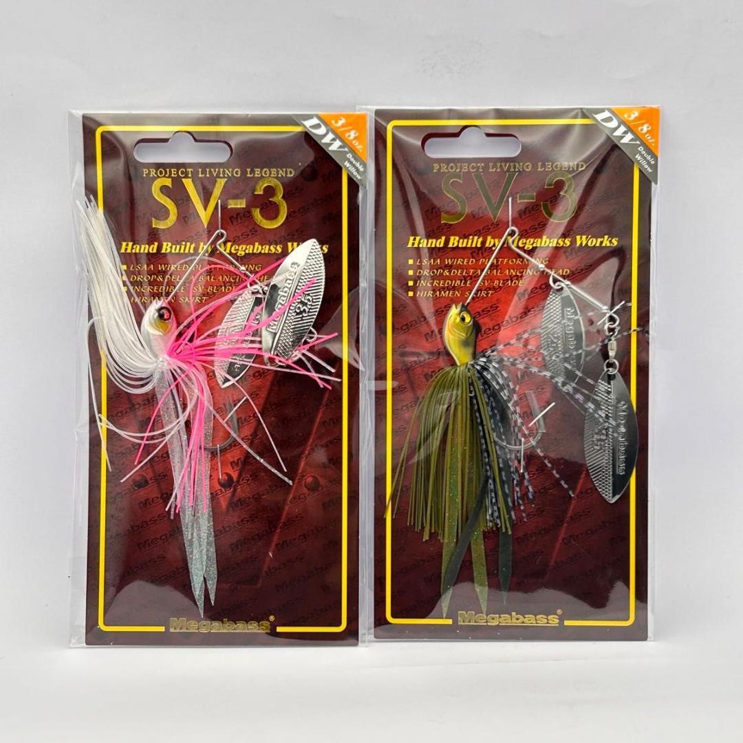 Yahoo!オークション - メガバス SV-3 3/8oz DW 2個セット 未開封品 COT...