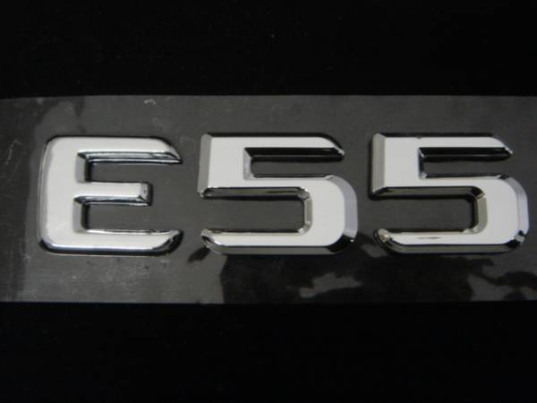 Yahoo!オークション - ベンツ クロームメッキトランクエンブレム E55 W...