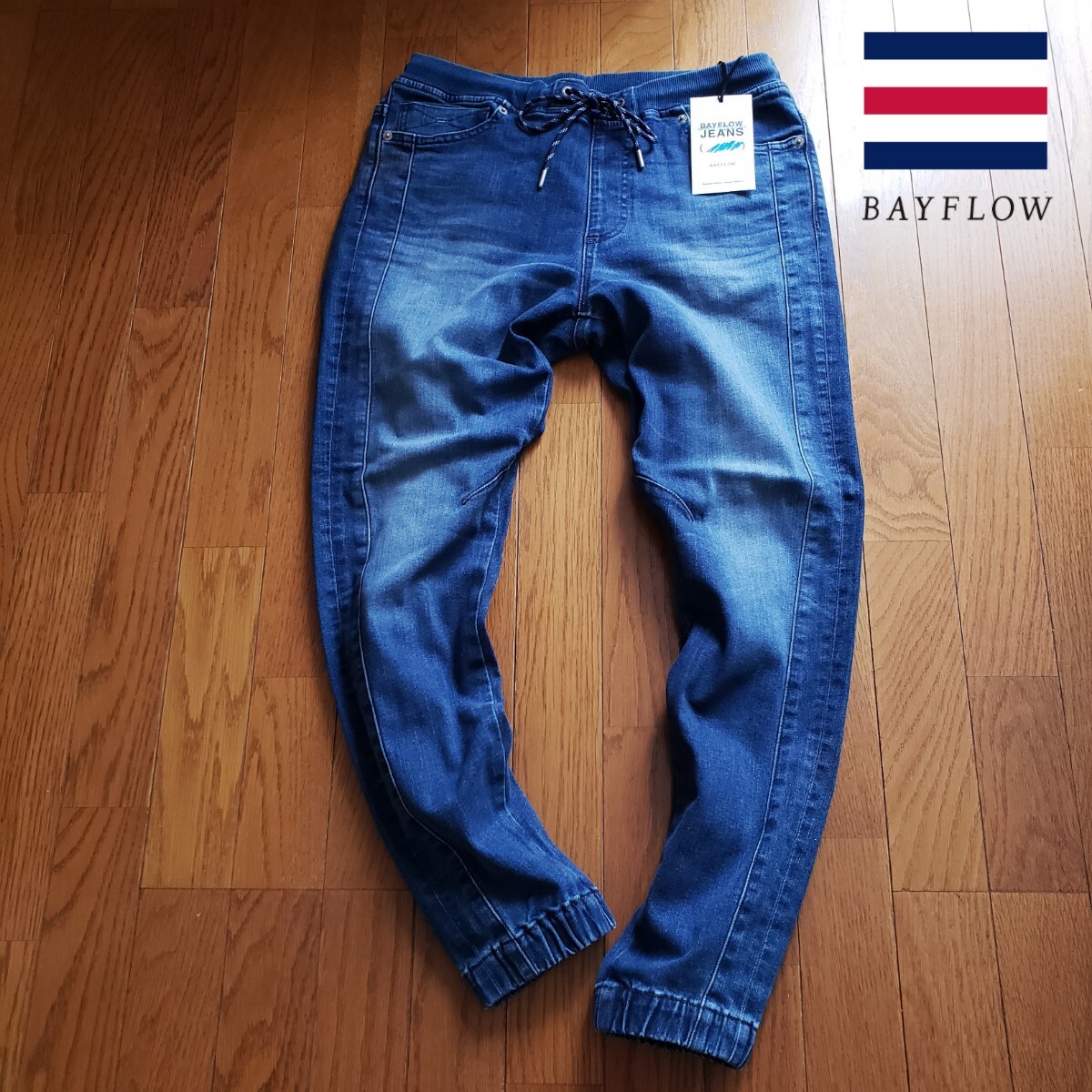 Yahoo!オークション - 【新品】BAYFLOW Mサイズ デニム ジョガーパンツ...