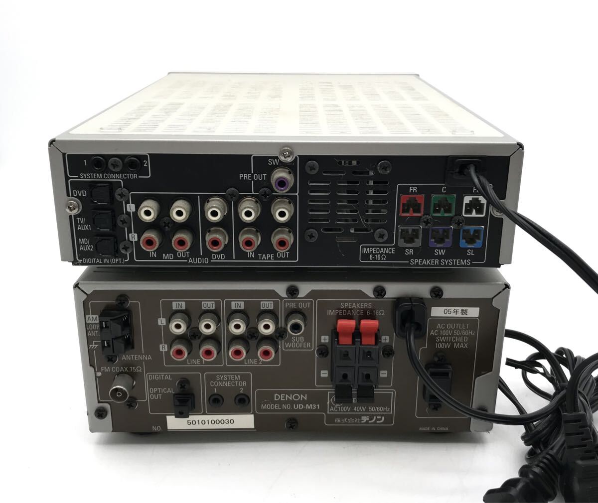 Yahoo!オークション - 【ジャンク】DENON アンプ AVC-M380 UD-M31 2台...