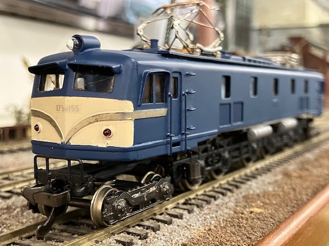 Yahoo!オークション - 【KT・AC】HOゲージ「EF58 155 上越型ブルー」鉄...