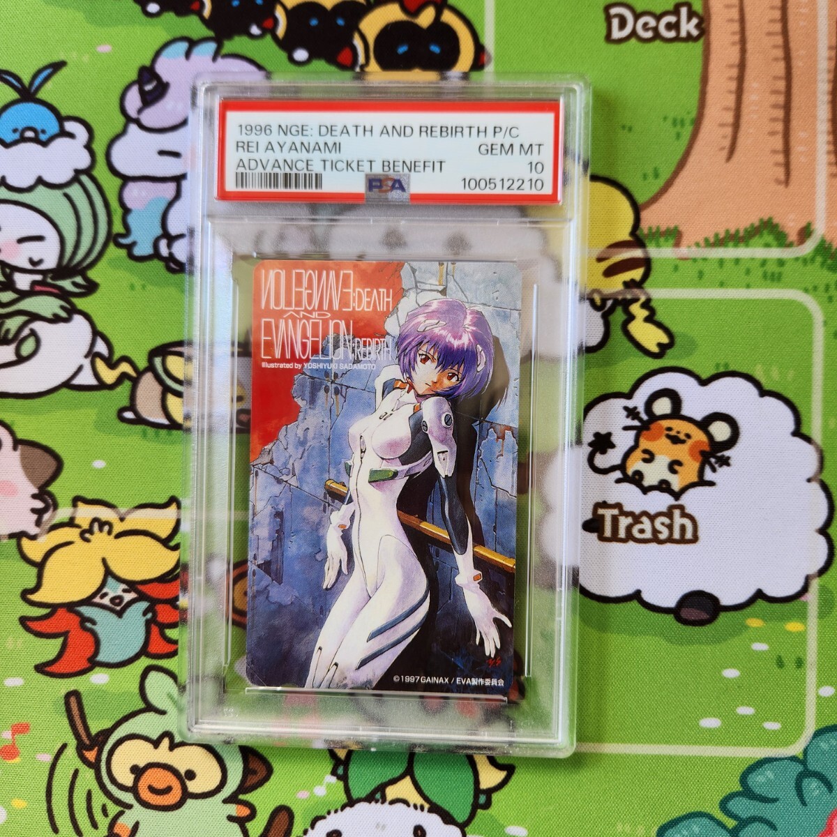 Yahoo!オークション - PSA10 1996 phone card エヴァンゲリオン eva 綾...