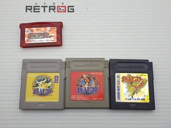 Yahoo!オークション - ポケットモンスター ソフトセット（GB GBA） そ...