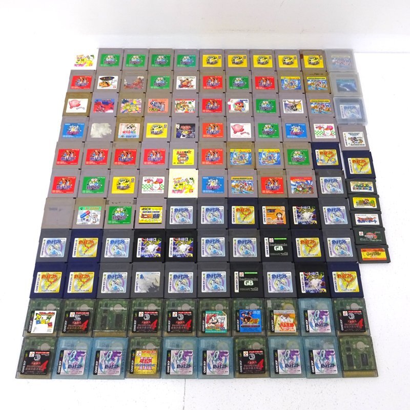 ジャンク GB GBA GBC ソフト まとめ売り 計120本 ゲームボーイ/ポケモン/ドラクエ/カービィ/マリオ他 GM607(その他)｜売買されたオークション情報、yahooの商品情報を ...