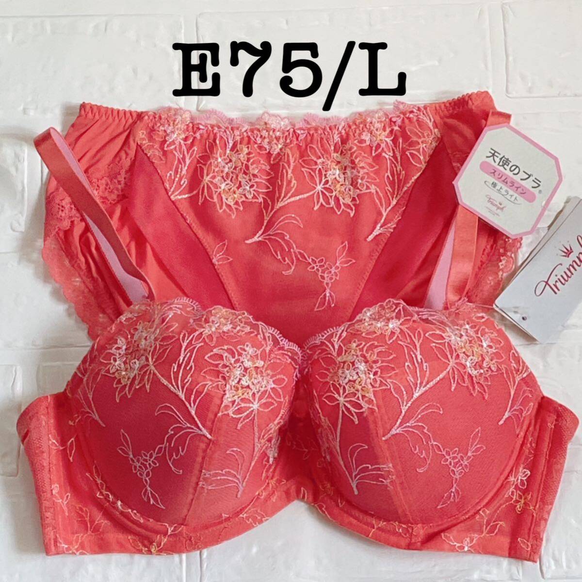 Yahoo!オークション - E75/L トリンプ TR564 天使のブラ スリムライン ...