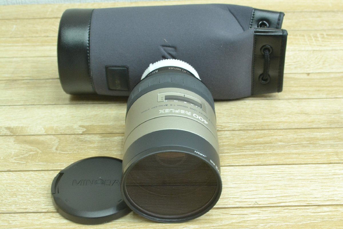 Yahoo!オークション - k981 MINOLTA ミノルタ ミラーレンズ 400 REFLEX...