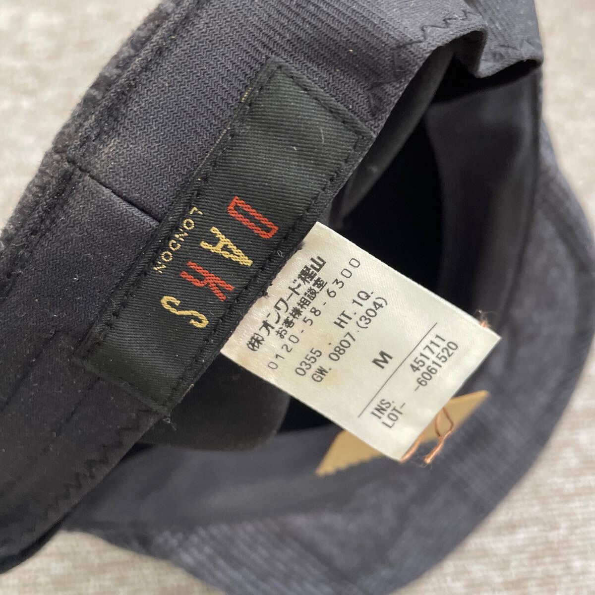 Yahoo!オークション - 【88】DAKS ダックス 日本製 ハンチング キャス...